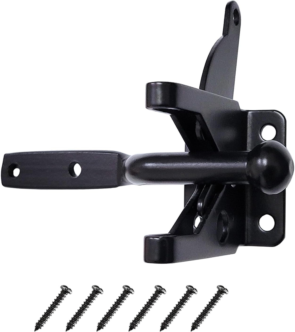 XINDUO-Pair of Self Locking Gate Latch Automatic Gravity Lever for Wood ...