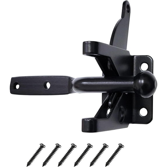 XINDUO-Pair of Self Locking Gate Latch Automatic Gravity Lever for Wood ...