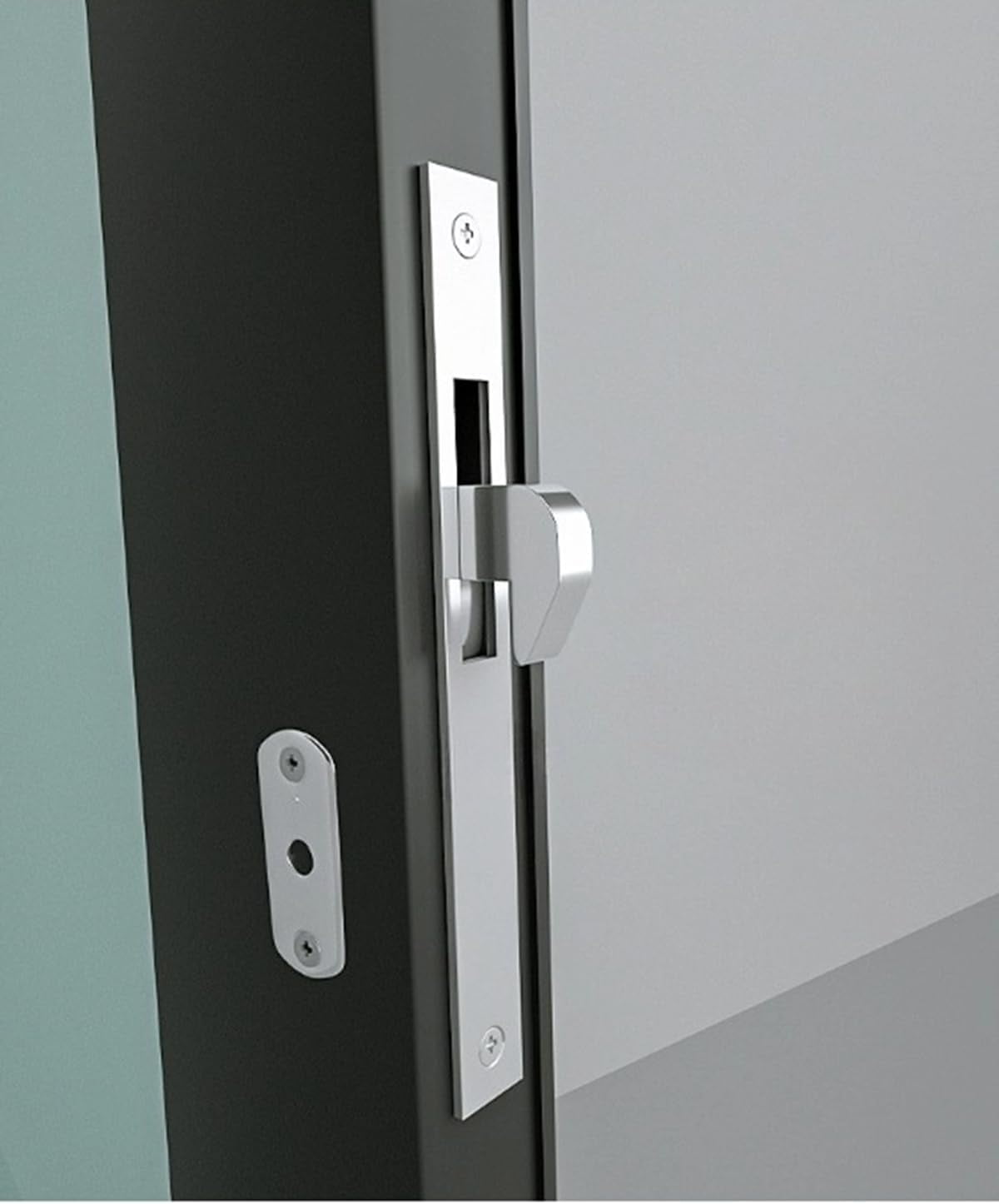 XINDUO-Pocket Door Lock with Keys,Storefront Hidden Door Lock Set ...