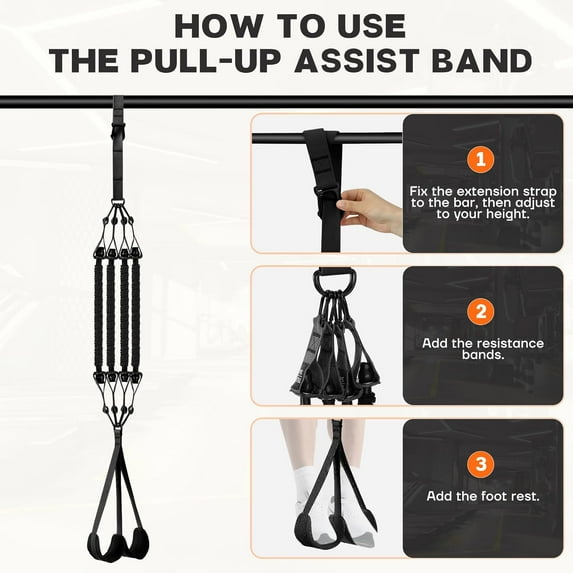 XINDUO-Pull Up Assistance Bands - Adjustable Heavy Duty Pull Up Assist ...