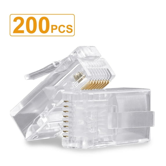 XINDUO-RJ45 Ends, RJ45 Connectors Cat6 Connector Cat5e Connector Cat5 ...