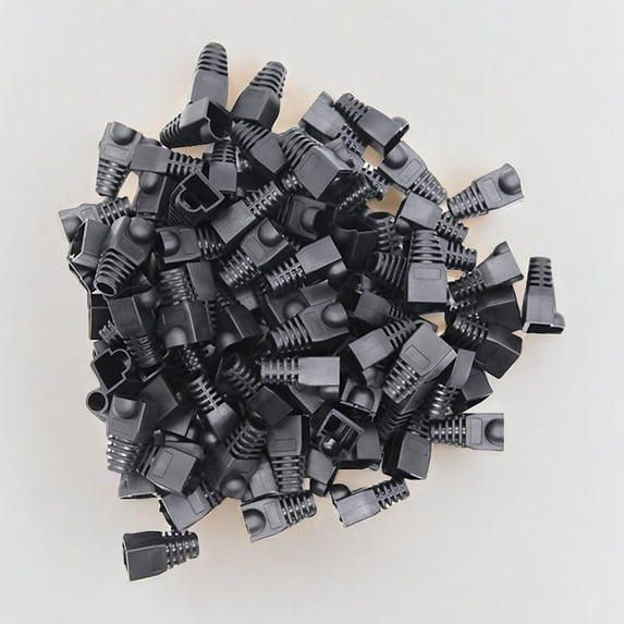 XINDUO-RJ45 Strain Relief Boots RJ45 Boots Plastic Network Wire,100 PCS ...