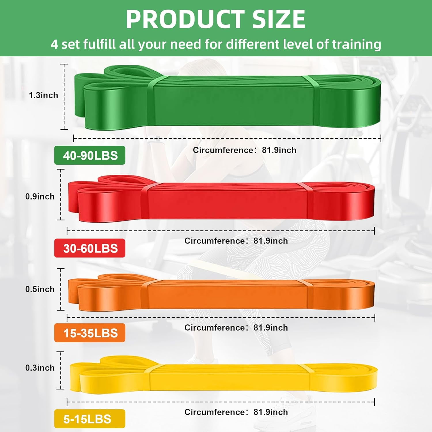 XINDUO-Resistance Bands,Exercise Bands,Workout Bands,Resistance Bands ...