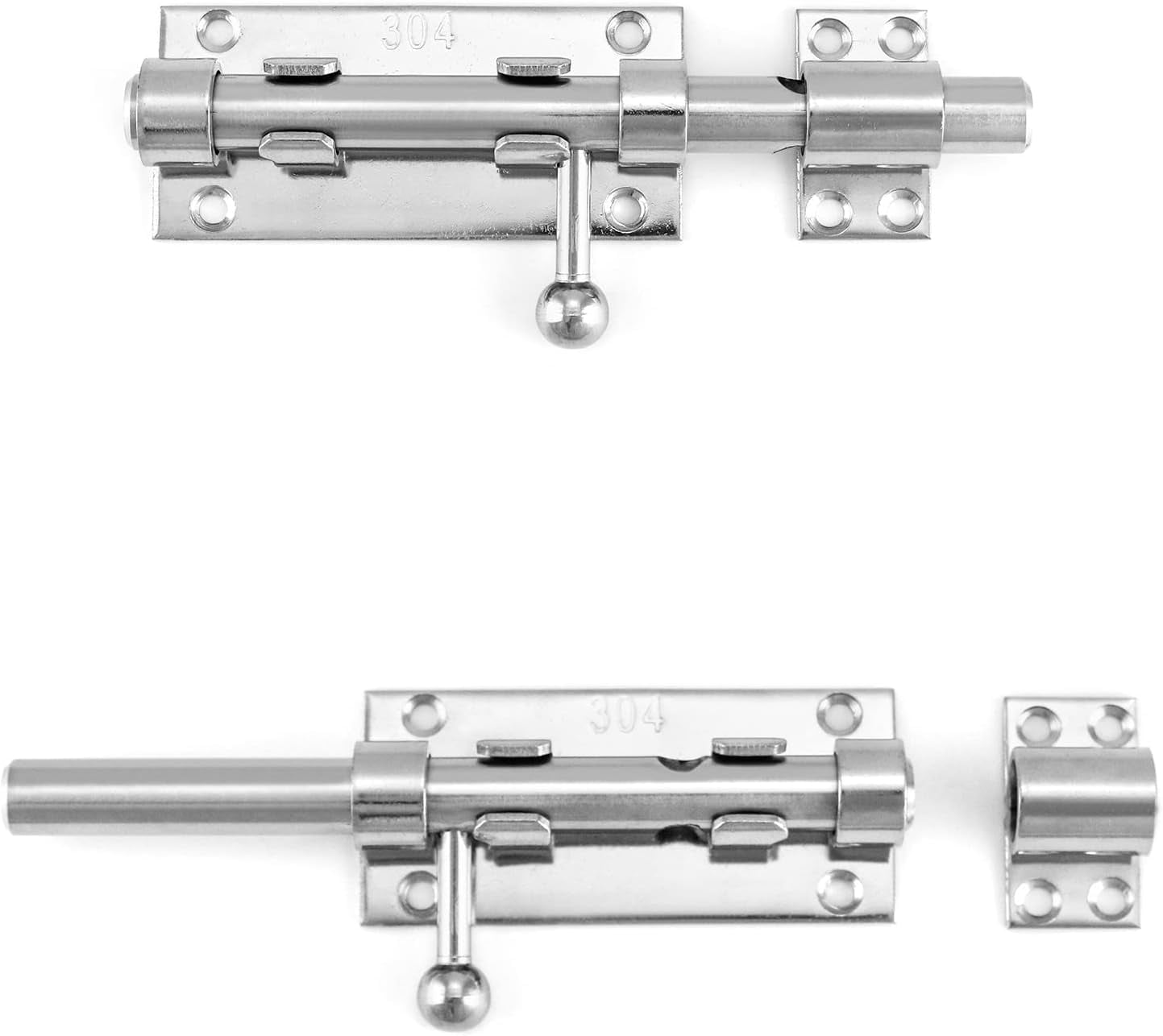 XINDUO-Sliding Bolt Gate Latch, Solid Gate Lock Security Guard, 2 Pack ...