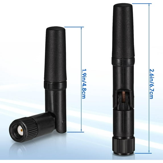 XINDUO-Small WiFi Antenna 2.4GHz 5GHz Dual Band RP-SMA Antenna 4pcs for ...