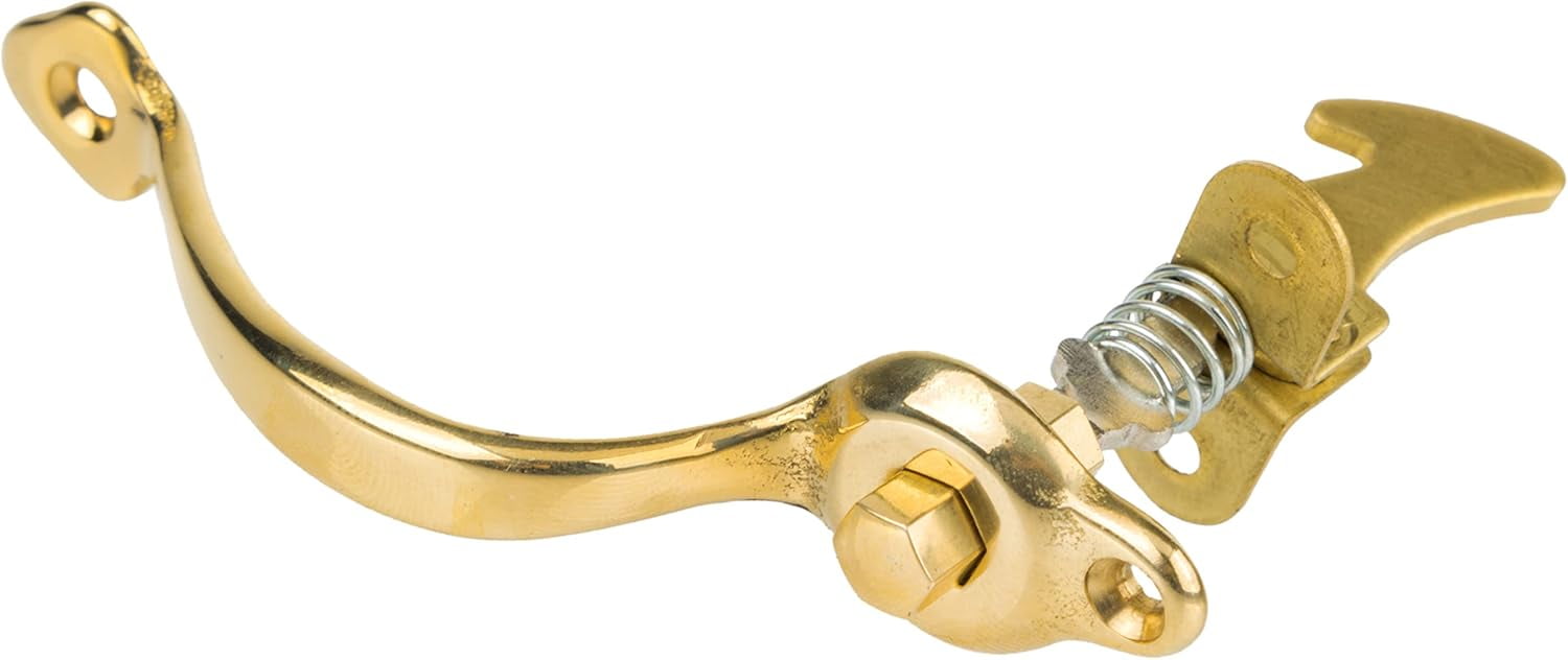 XINDUO-Solid Brass Cabinet Door Pull with Push Button Latch | Handle ...