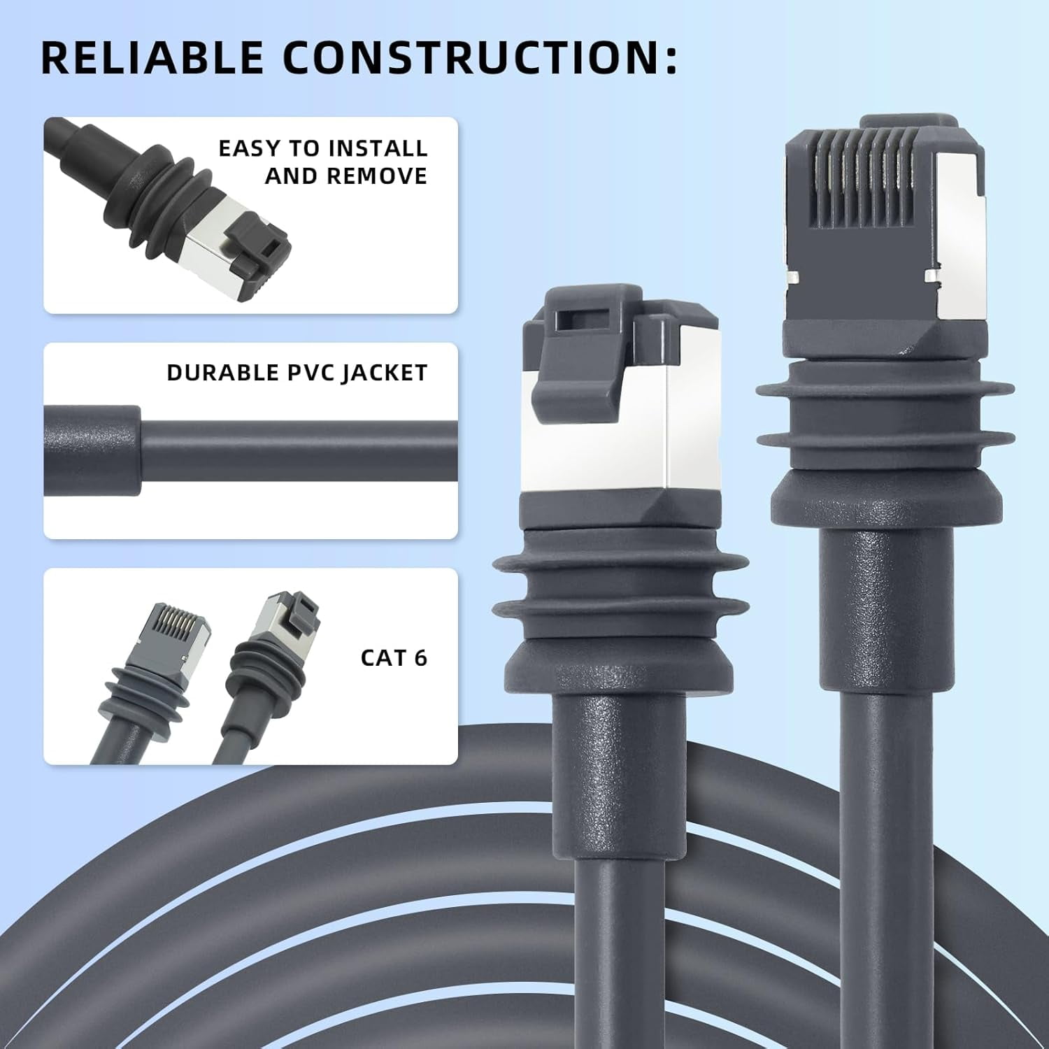 XINDUO-Starlink Gen 3 Cable 50 Ft, Satellite Replacement Standard V3 ...