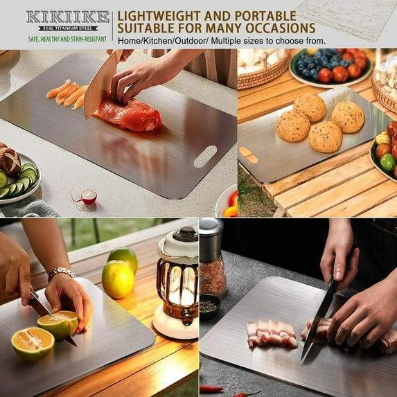 XINDUO-Titanium Cutting Board 2025 New Upgrade 100% Pure Titanium ...