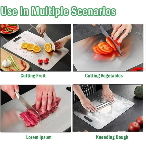 XINDUO-Titanium Cutting Board, 2025 New Upgrade 100% Pure Titanium ...