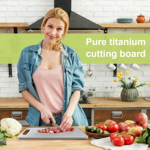 XINDUO-Titanium Cutting Board for Kitchen, Non Stick Chopping Board ...