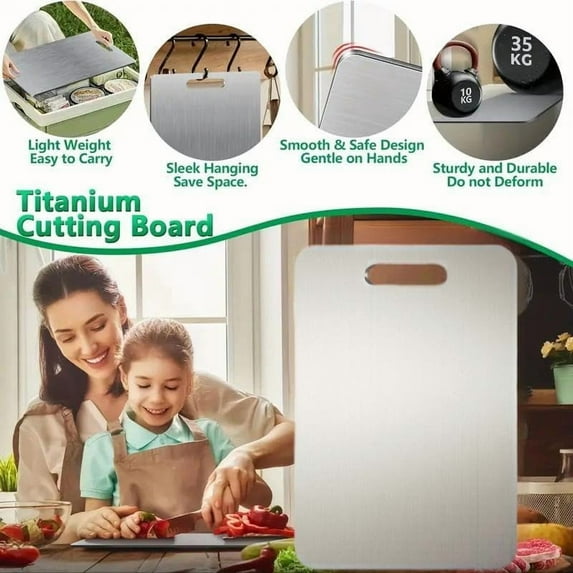 XINDUO-Titanium Cutting Board, New Upgrade Pure Titanium Cutting Boards ...