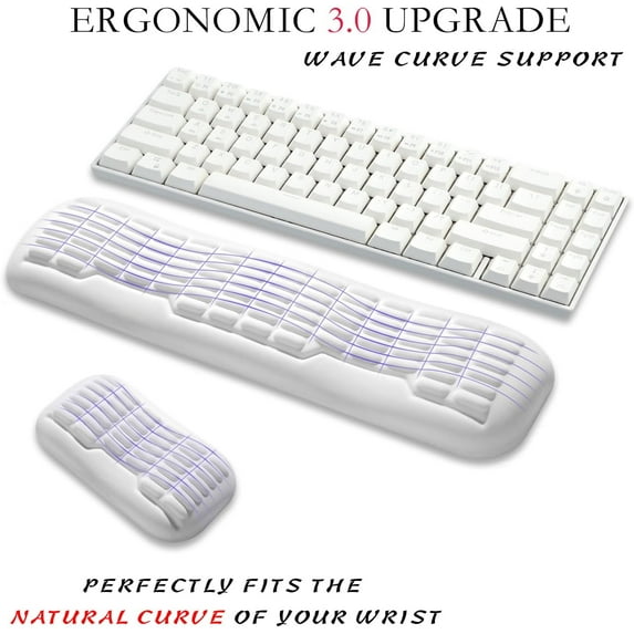 XINDUO-UnivoColors Compact-Sized Keyboard & Mouse Wrist Rest Set ...