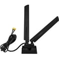 XINDUO-WiFi 6E Antenna Tri-Band 6GHz 5GHz 2.4GHz RP-SMA WiFi Antenna ...