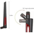XINDUO-WiFi Antenna Dual Band 2.4GHz 5.8GHz 8 DBI RP-SMA Router for PCI ...