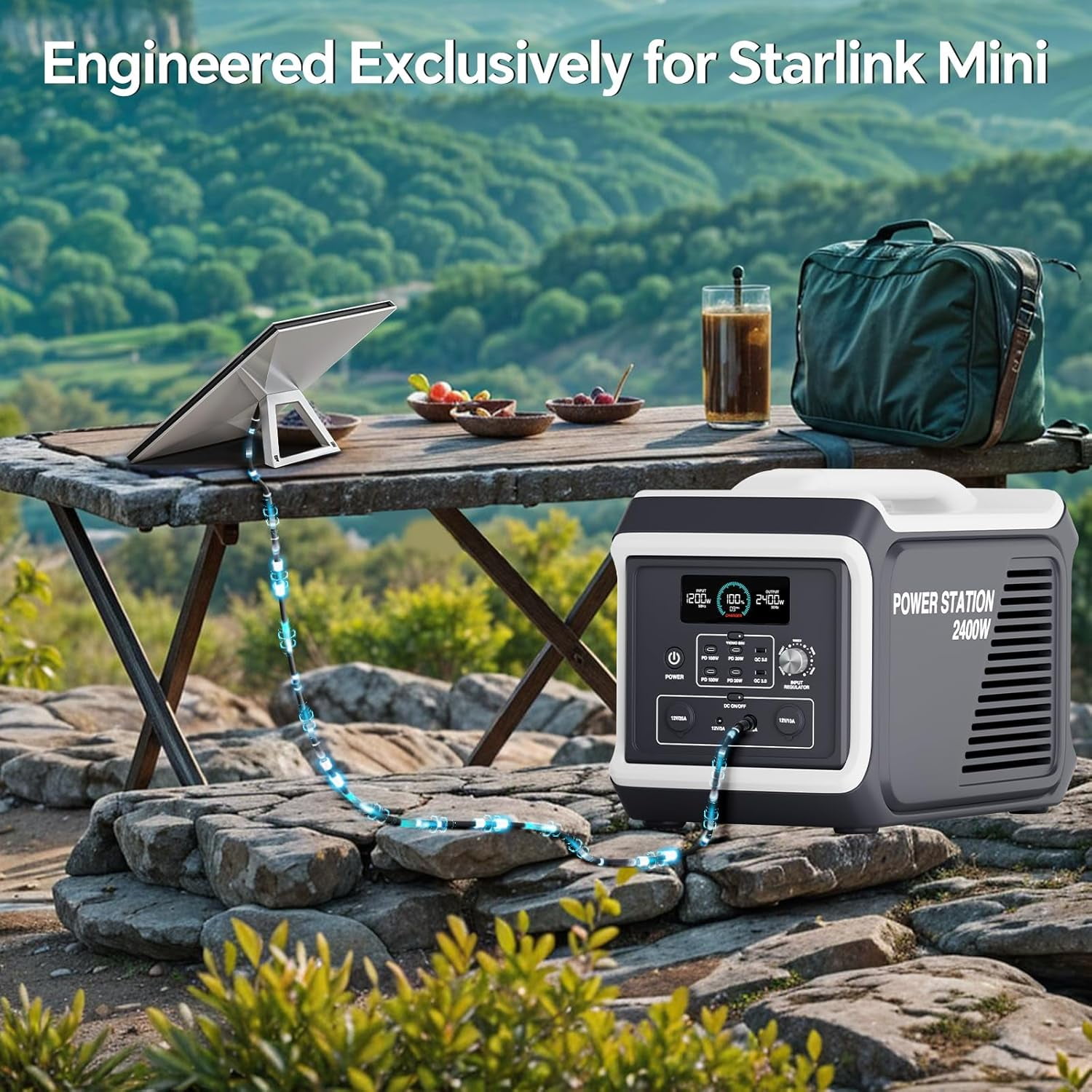 XINDUO-for Starlink Mini Power Cable, 3M/9.8FT DC Power Cable for ...