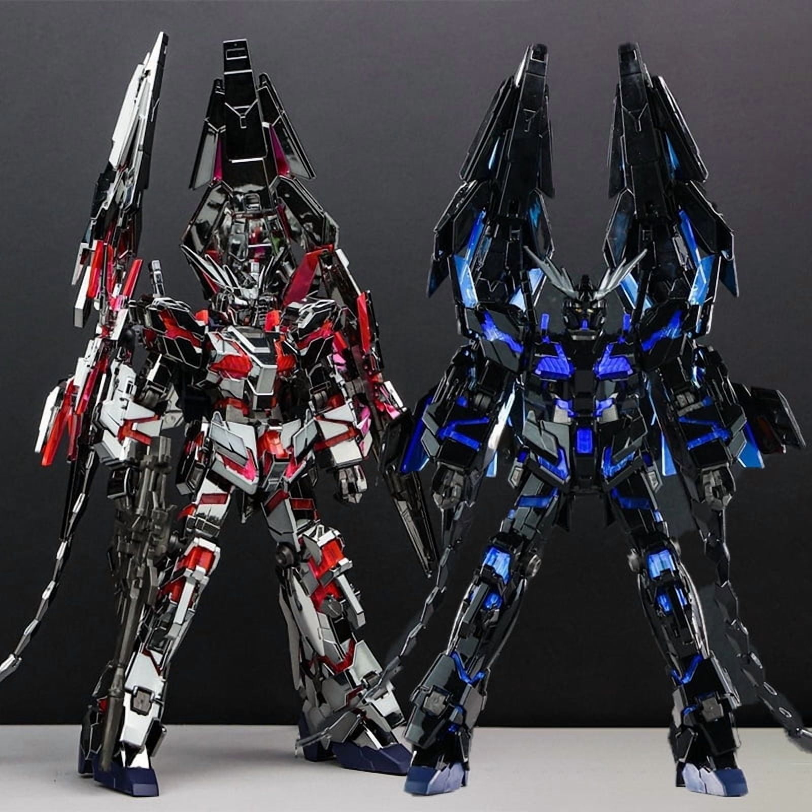 XINGDONG XD Phoenix Unicorn No.3 HG 1/144 Assemble Model kits Electroplated Dark steel silver ...