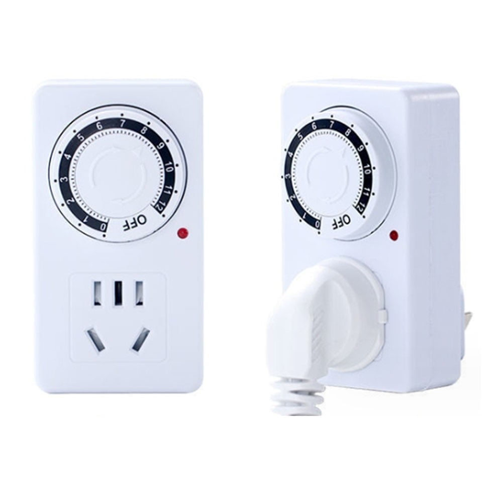 XINGJIU Heavy Duty 12/24 Hour Plug-In Smart Timer Switch Mechanical ...