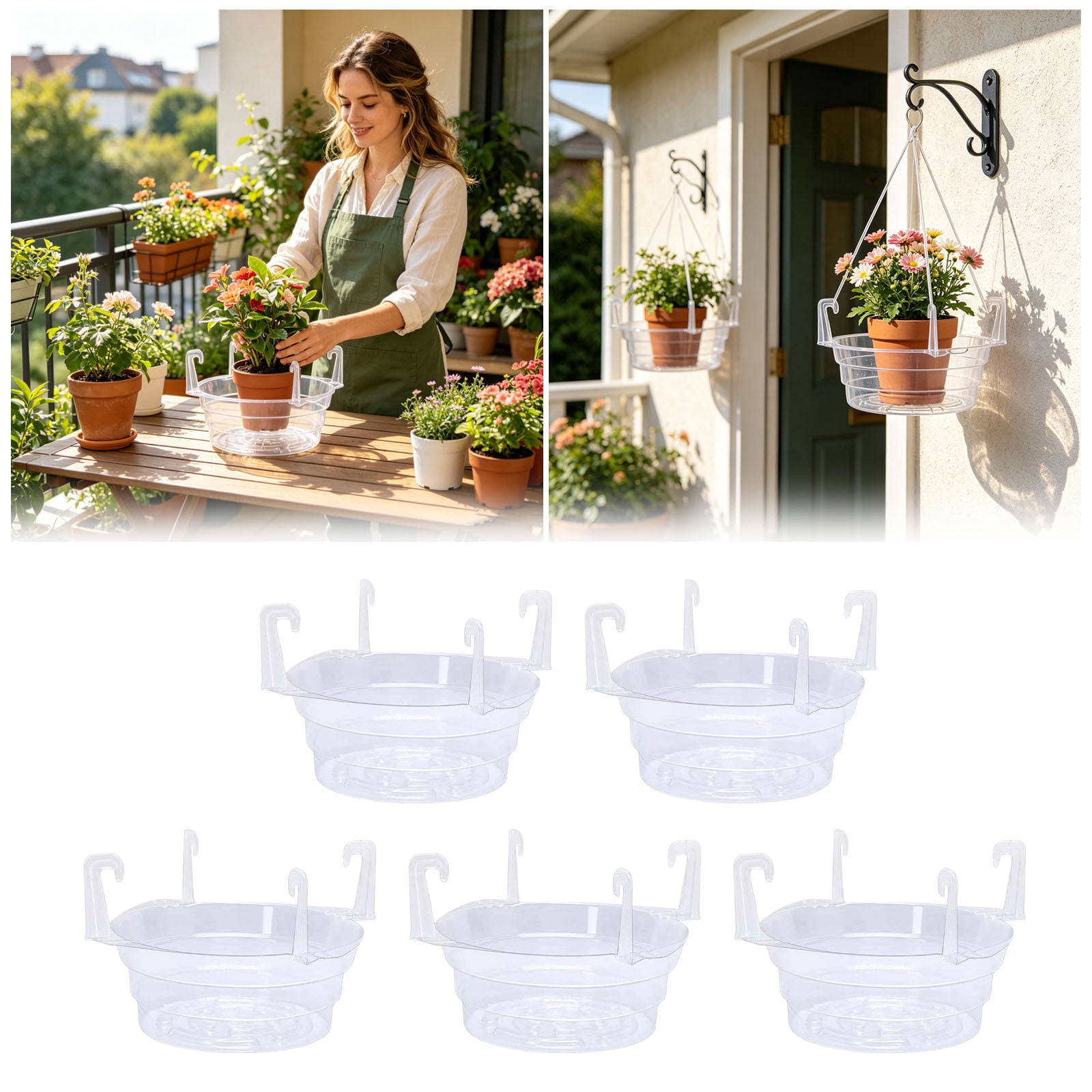 XINGXIANG - 5Pcs 12in One-time Use Plant Drip Tray, Waterproof Anti ...