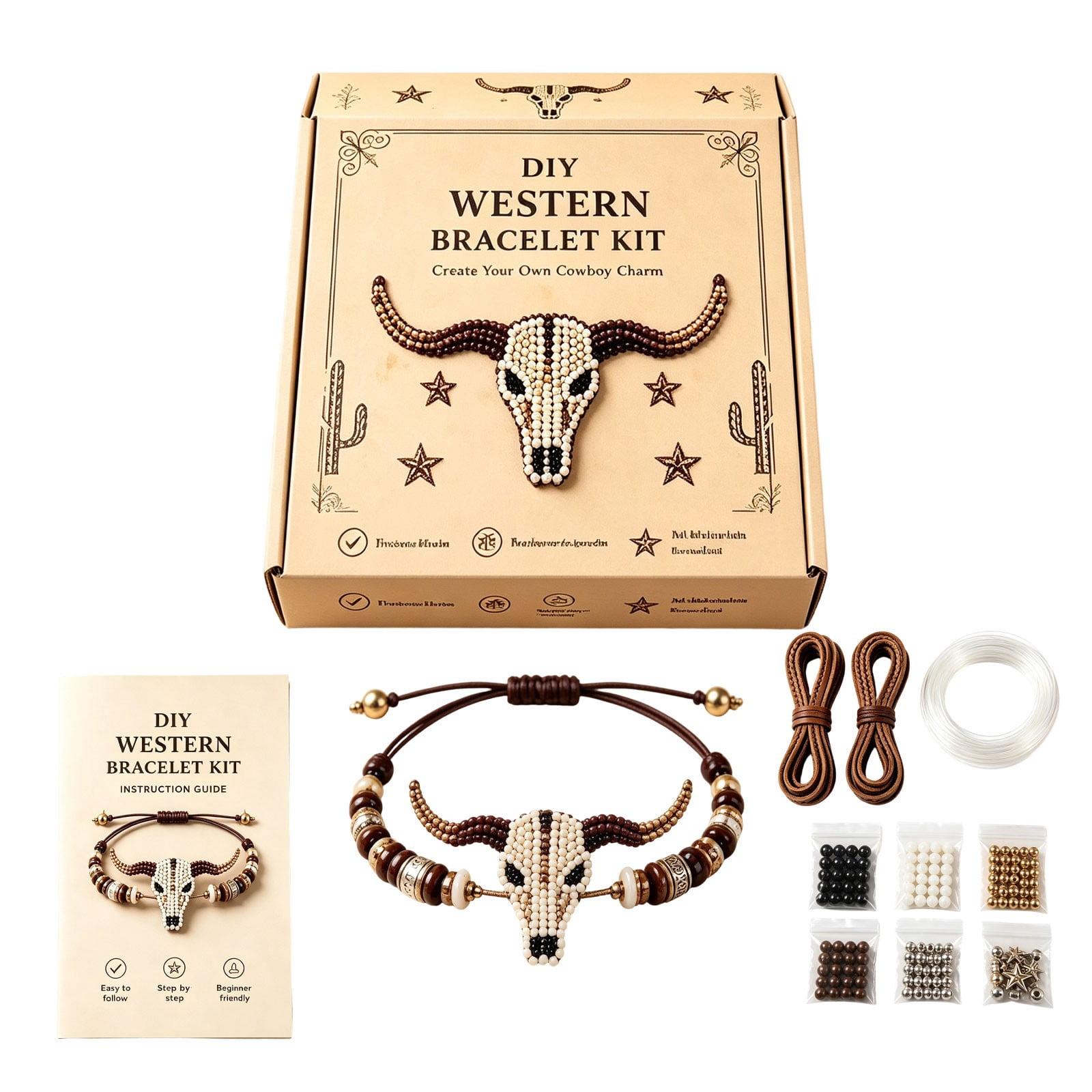 XINGXIANG - DIY Beaded Bracelet Making Kit, 3D Animal Jewelry Craft ...