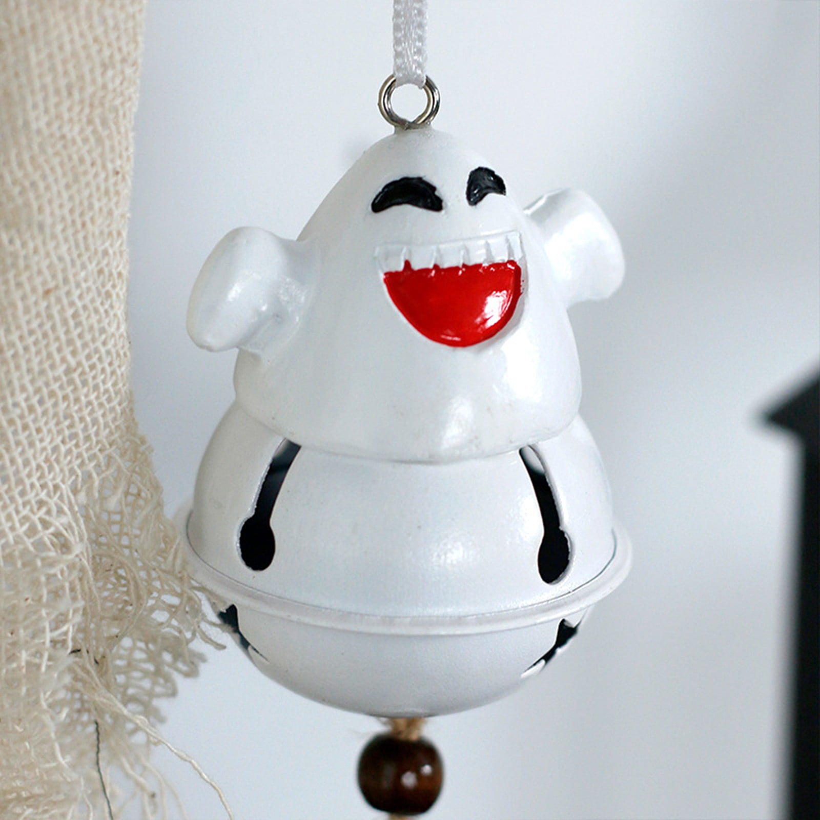 XINGXIANG Halloween Ghost Bell - 12.7" Spooky Hanging Decoration, Resin ...