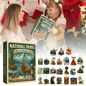 2025 National Parks Christmas Advent Calendar - 24 Days Countdown with ...