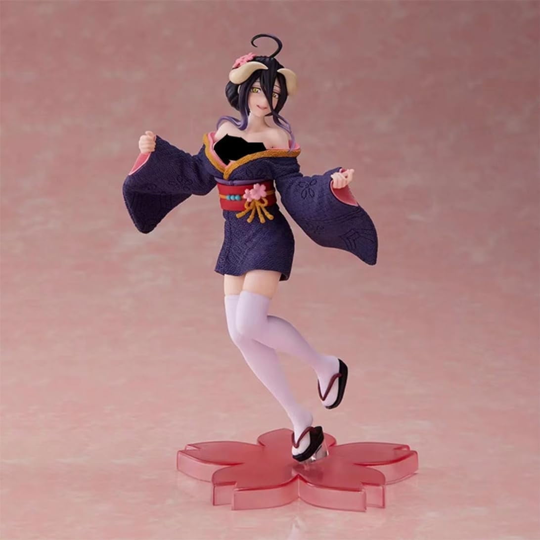 XINHBBSNISQ Overlord Albedo (Black Sakura Kimono Ver) Character Anime ...