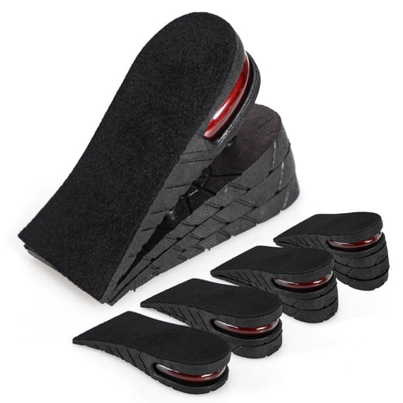 XINIFOOT Height Increase Insole 4-Layer Air Cushion Heel Insert Lift ...