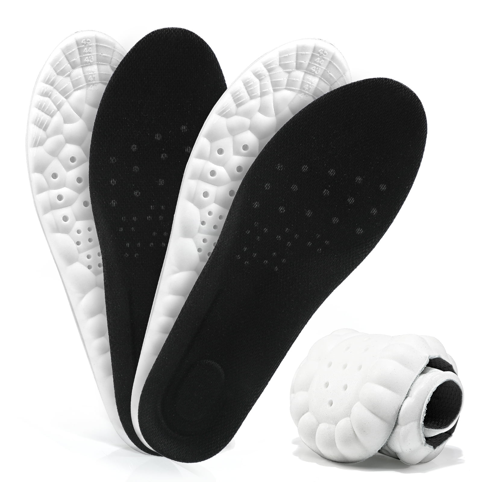 XINIFOOT Shoe Soles Breathable Elastic Soft Running Insole for Long ...