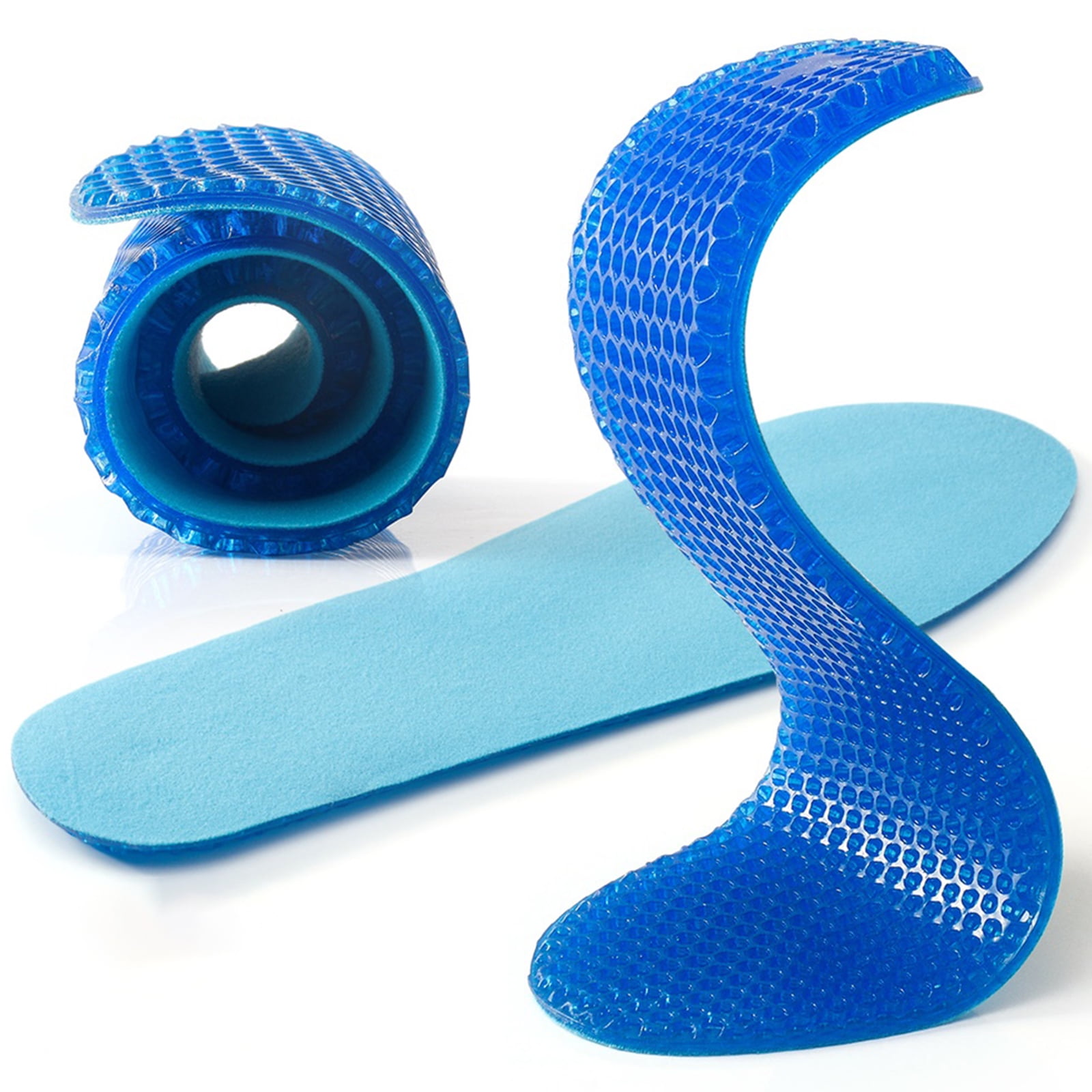 XINIFOOT Silicone Gel Reusable Honeycomb Full Length Non Slip Comfort ...
