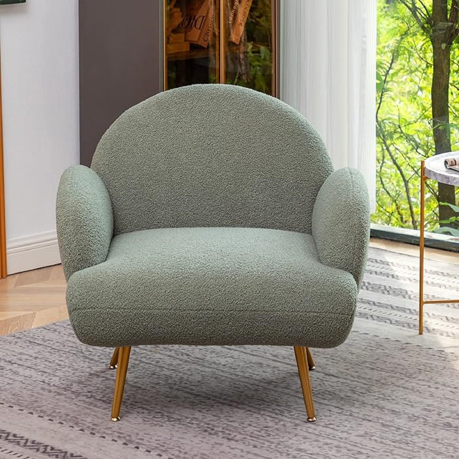 Baby Shark Upholstered Accent Chair with Sculpted Frame by Delta ...