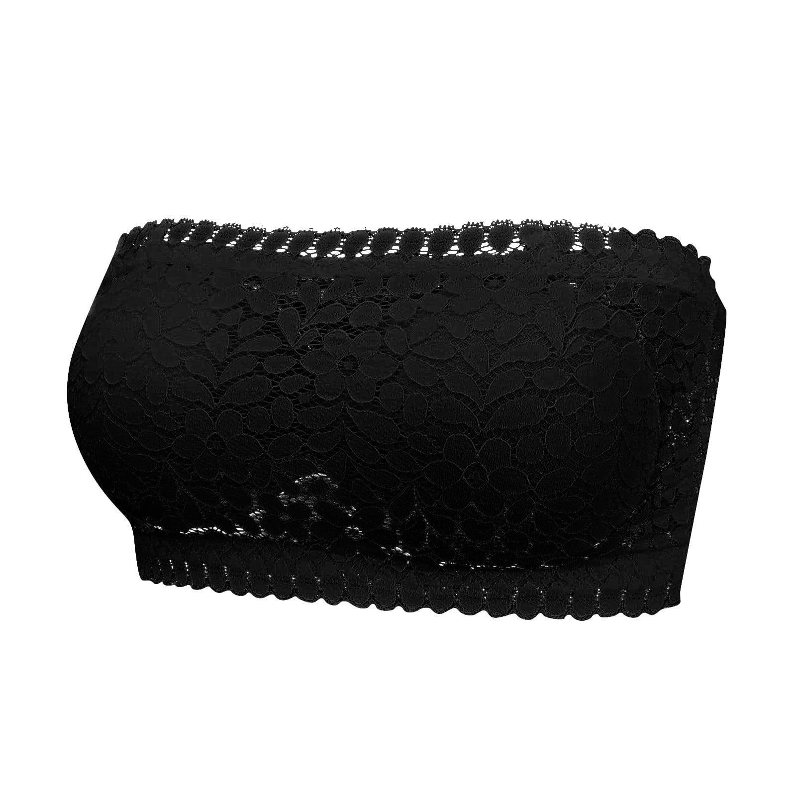 XINMidd Ladies Seamless Tube Top Lace Beauty Back Chest Wrapping ...