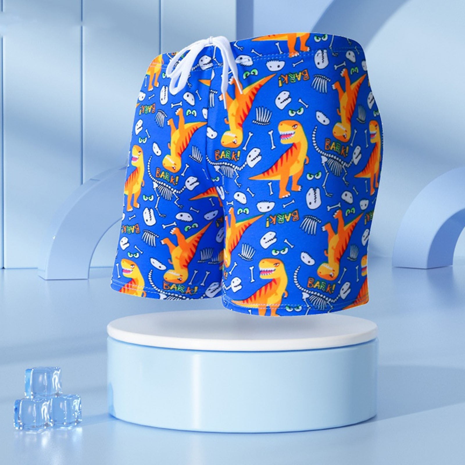XINPING Big Boys Swim Trunks Kids Quick Dry Dinosaur Print Swim Shorts ...