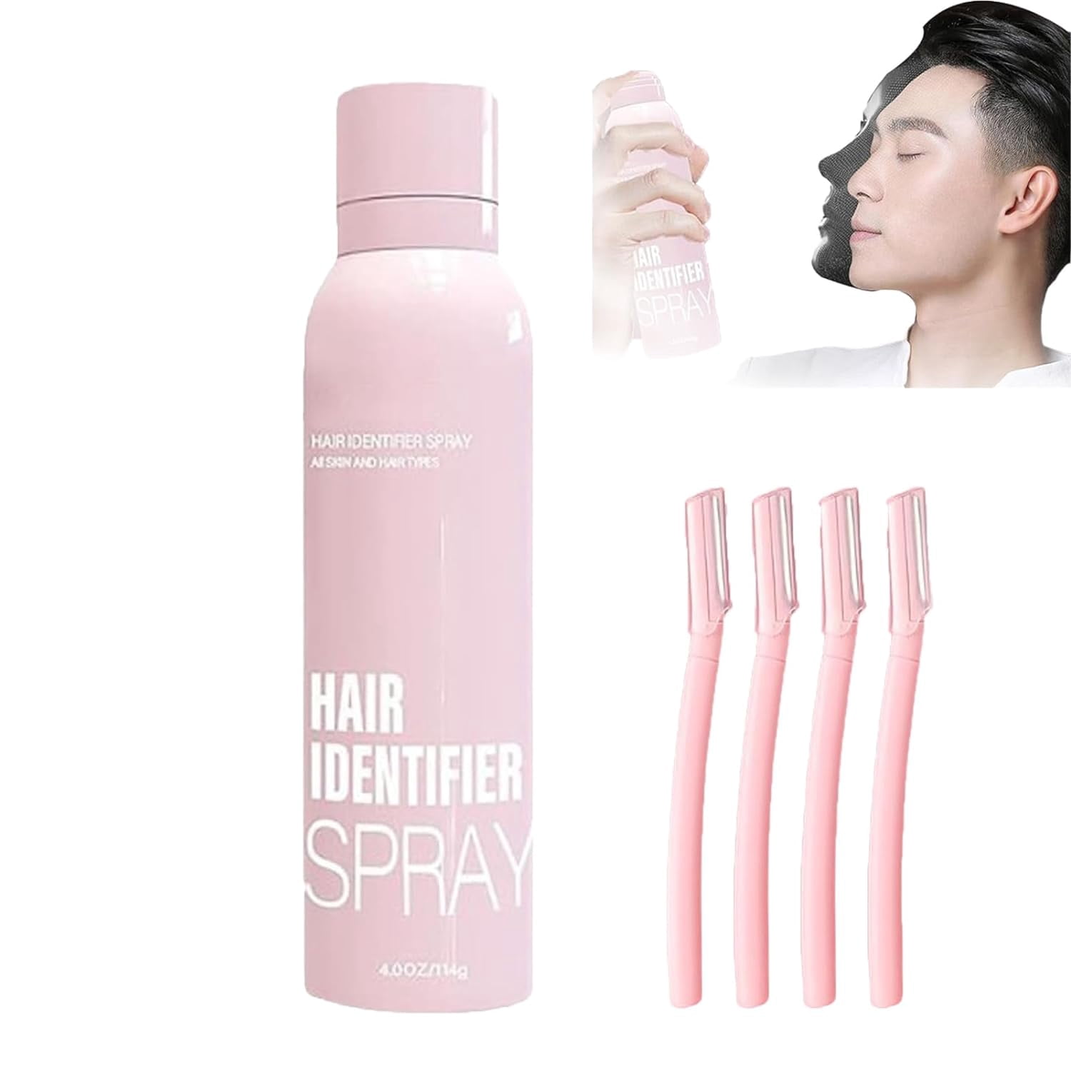 XINQITE Hair Identifier Spray, 2024 New Hair Identifier Spray for Face ...