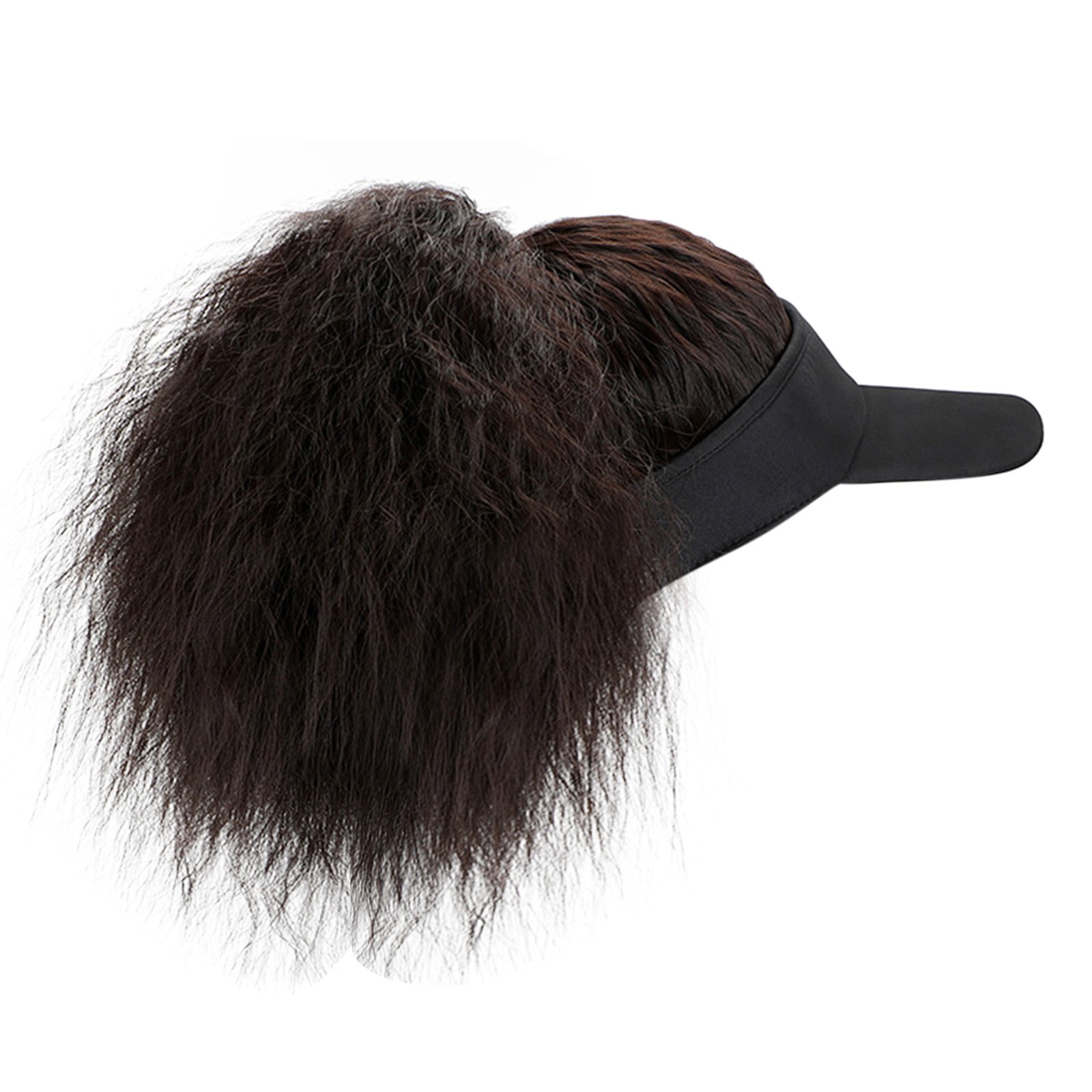 XINSHIDE Baseball Cap With Hair Extensions Synthetic Hair Wig Baseball ...