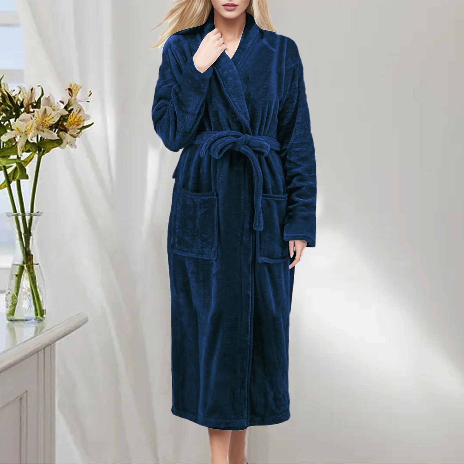 XINXIAOO Robes For Women Long Cloth Robes For Women Plus Size Bathrobe ...
