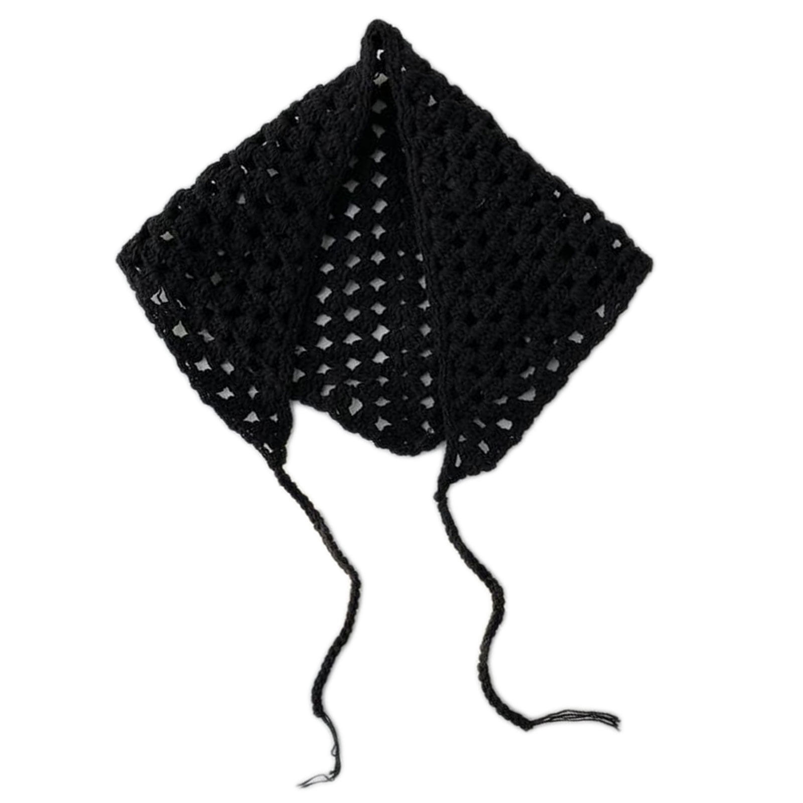 XINYTEC Beautiful Crochet Triangle Hair Bandana Knitted Hair Scarf ...