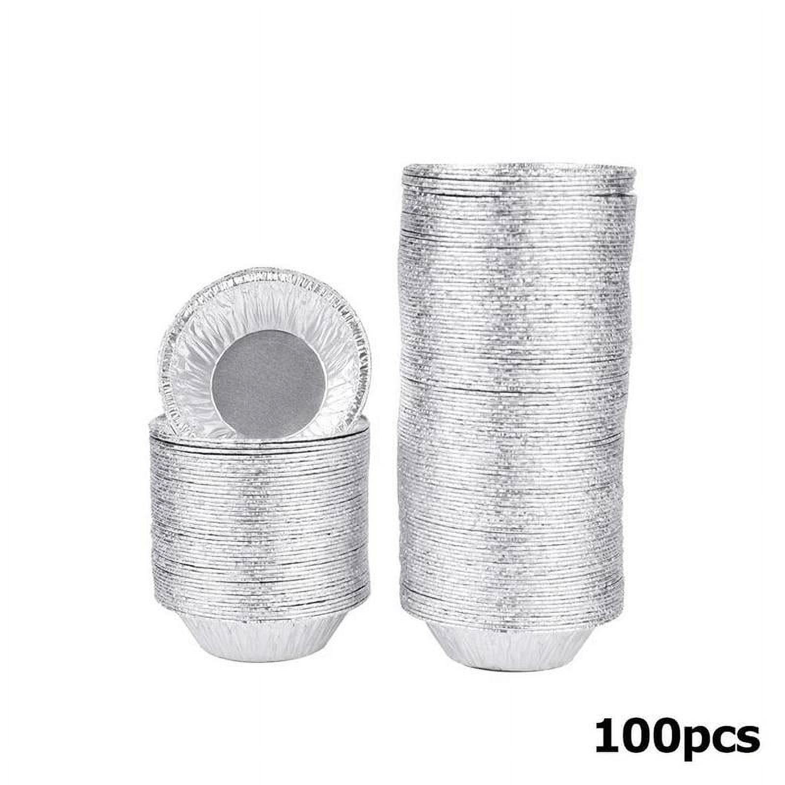 XINYUAN 100* Disposable Aluminum Foil Tart Pan Mini Pot Pie Bake Pan ...