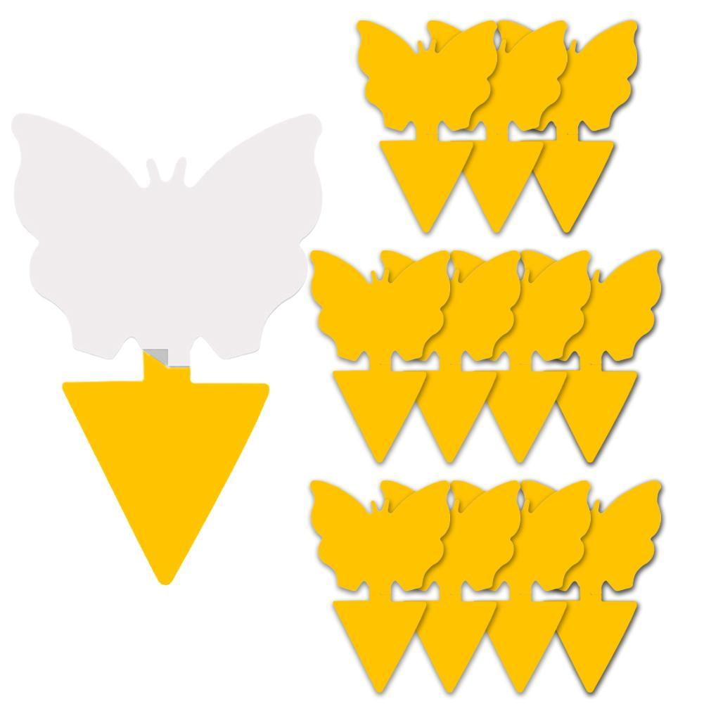 XINYUAN 12PC Yellow Sticky Fly Trap Paper Traps Fruit Flies Insect ...