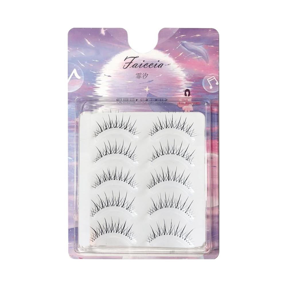 XINYUAN 5 Pairs Eyelashes Bundles Lashes Natural Wispy False Lashes ...
