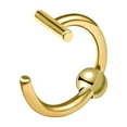 XINYUAN Lip Rings Fake Spring Clip On Nose Rings Fake Lip Hoop Body ...