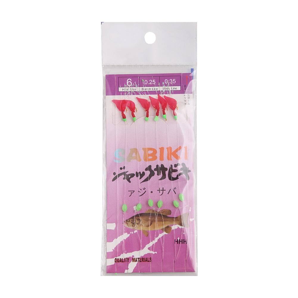 XINYUAN Sabiki Apollo Hooks Fishing Hooks W7S1 Q4C9 - Walmart.com
