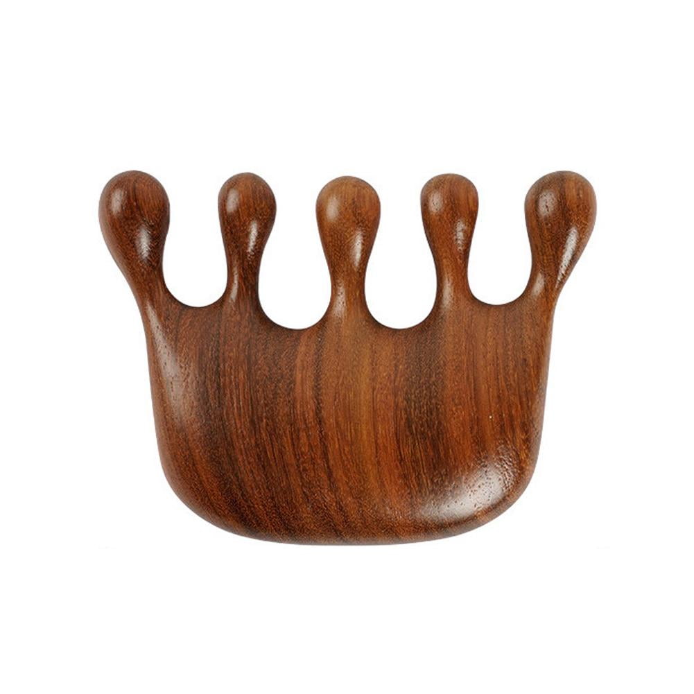 XINYUAN Sandalwood Massage Comb Head Meridian Scalp Shoulder Neck Anti ...