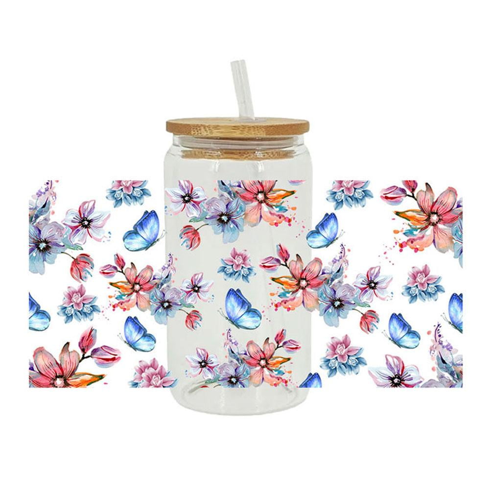 XINYUAN UV DTF Transfer Cup Wrap Transfer Sticker For GlassCoffeeCup ...