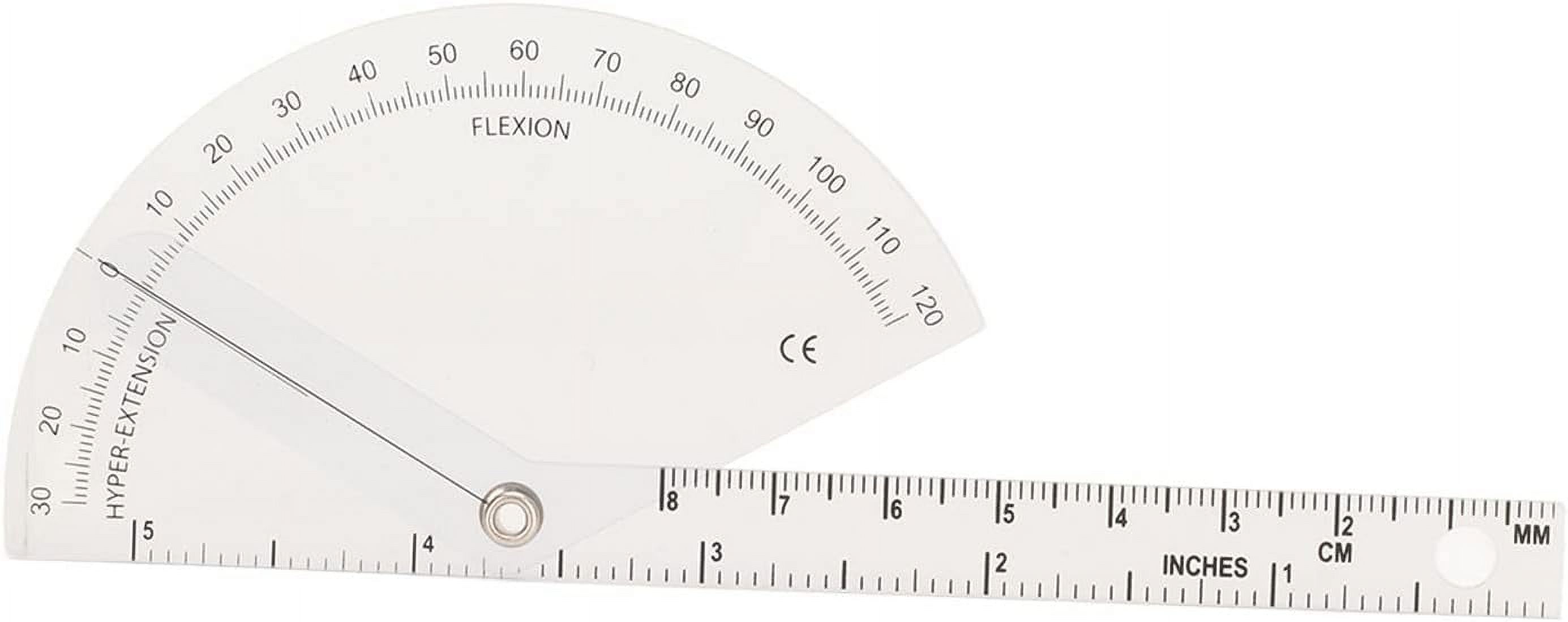 XIOP Accurate Scale Transparent Joint Measuring Orthopedic Protractor ...
