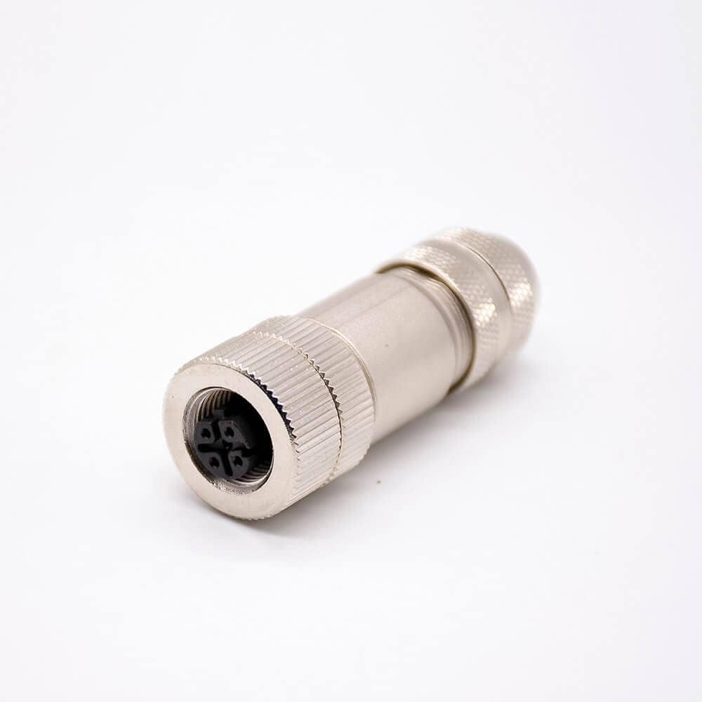 XIOP Profibus M12 Field Wireable Connector Assembly Cable Plug Straight ...