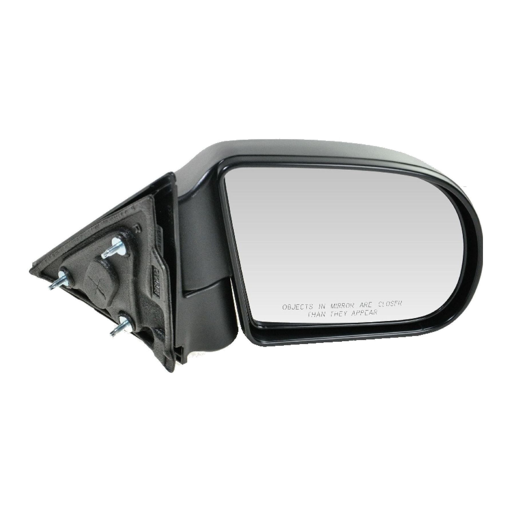 XIOUMAAN Black Textured Manual Mirror 3-Mounting Hole Quantity Clear ...