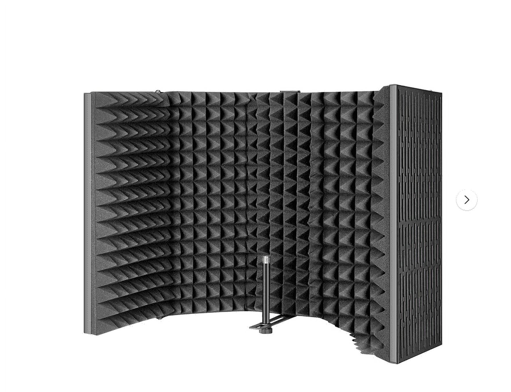 XIPYYKM 14''X11'' Microphone Isolation Shield Folding Sound Absorbing ...