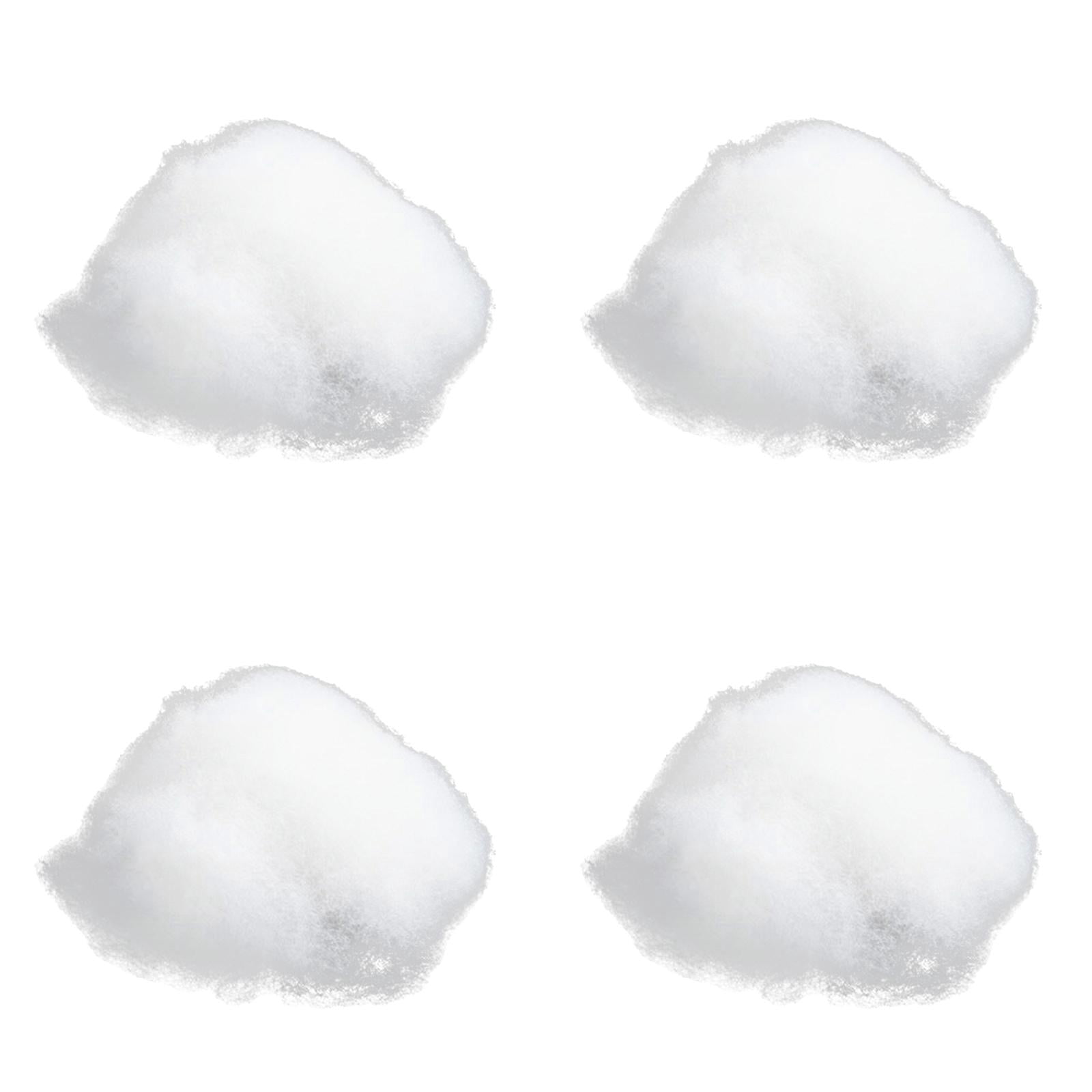 XIPYYKM 4 Bags 100g Fake Snow, Fluffy Cotton Snow for Christmas Village ...