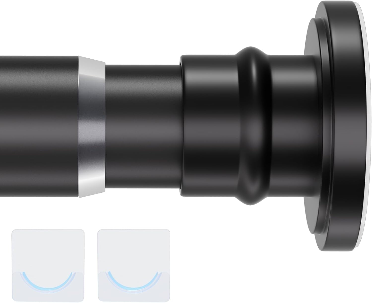 XIQIYY Shower Curtain Rod 28-48 Inch Adjustable Tension Curtain Rod ...