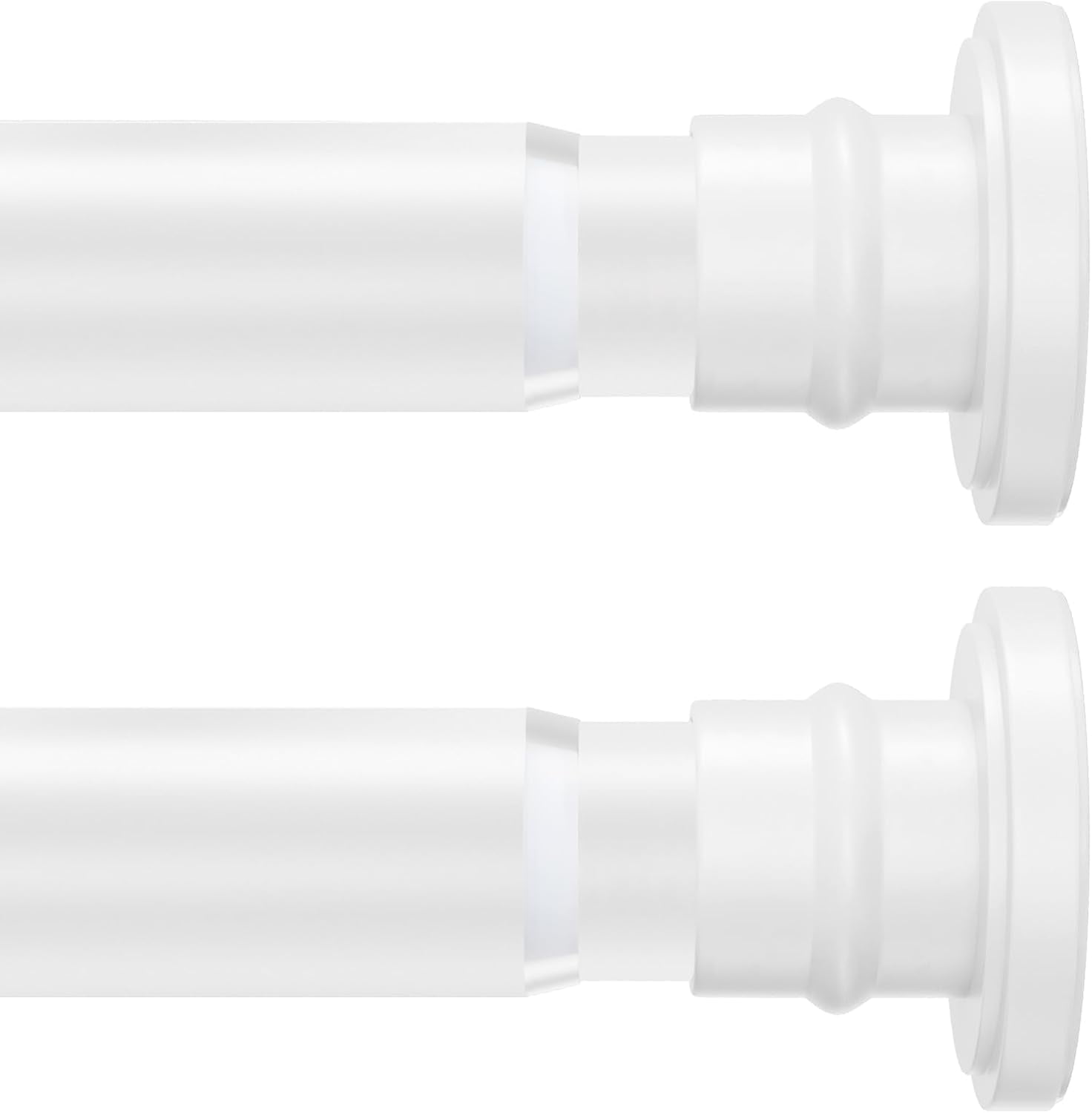 XIQIYY Small Shower Rod 18 to 26 Inch 2 Pack Spring Tension Rod for ...